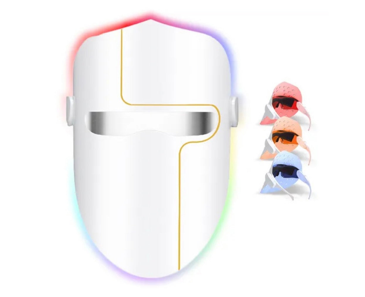 LED Light Face Mask with 7 Color LED – Stock Outlet